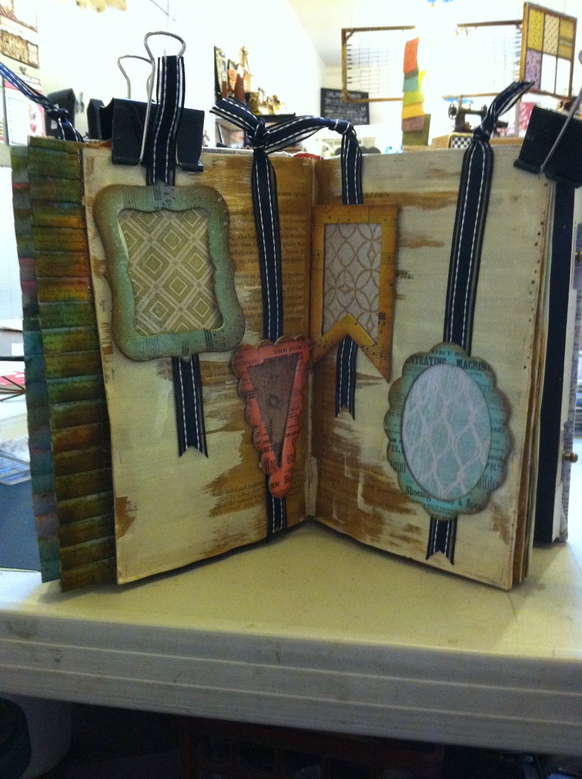 Girlfriends: The making of an altered book